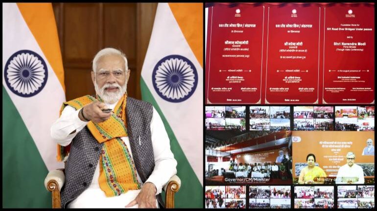 PM Modi lays foundation stone for Sikkim's first railway station at Rangpo
