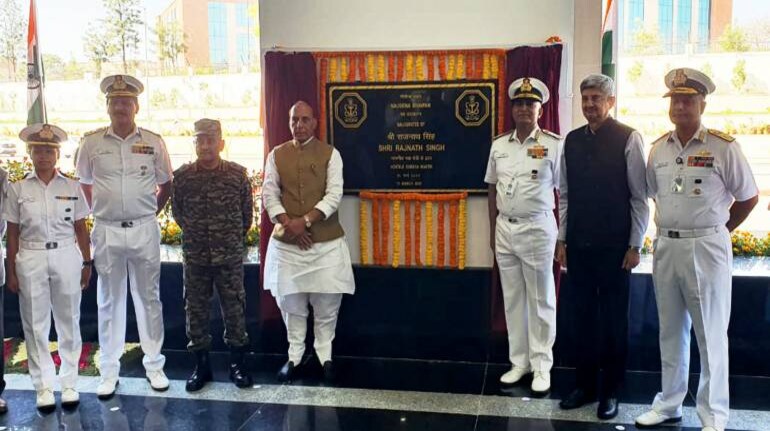 Rajnath inaugurates India Navy's first independent headquarters ...
