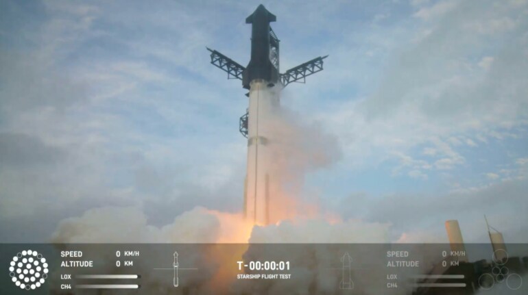 SpaceX's mega rocket blasts off on a third test flight from Texas