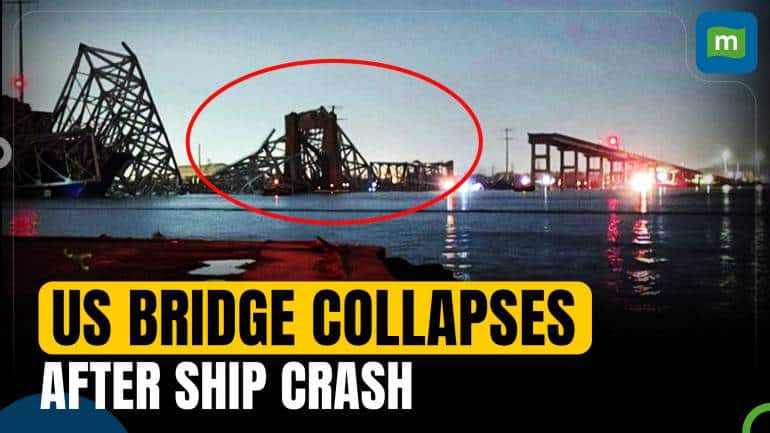 Baltimore's Key Bridge In US Collapses After A Ship Crash | 20 People ...