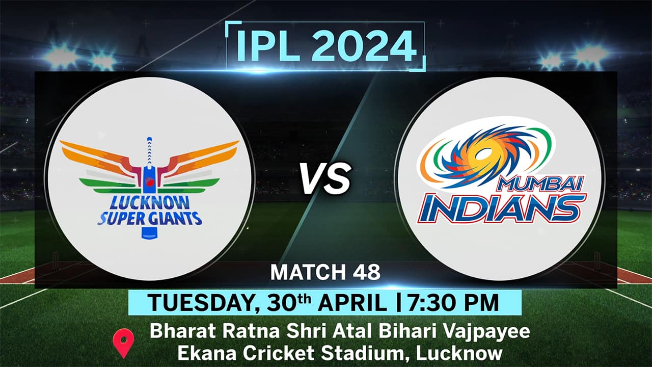 IPL Today's Match: LSG vs MI Toss, Pitch Report, Head to Head stats ...