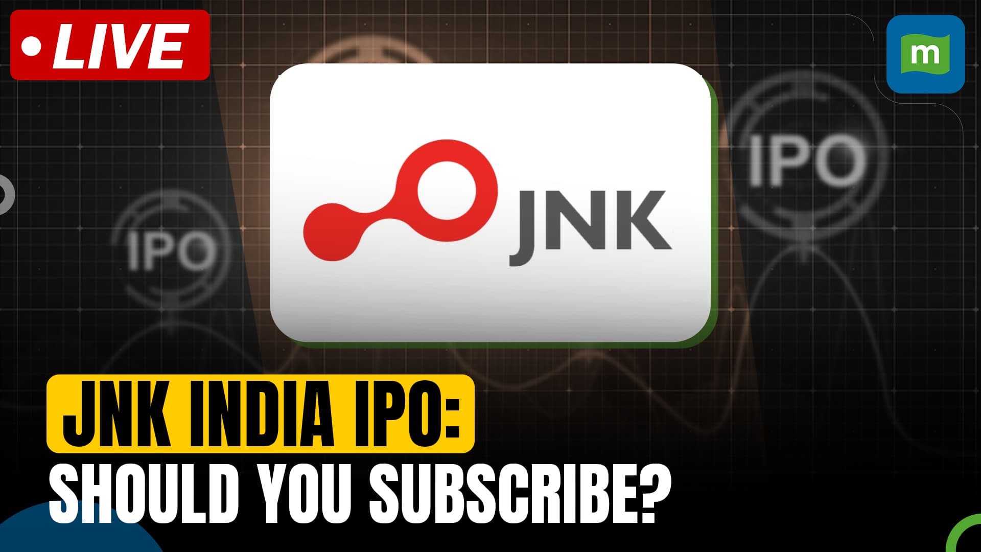 Live: JNK India’s Rs 650 Cr IPO kicks off; should you subscribe?| Management on future outlook