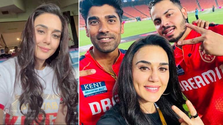 Netizens praise Punjab Kings co-owner & Bollywood actress Preity Zinta ...