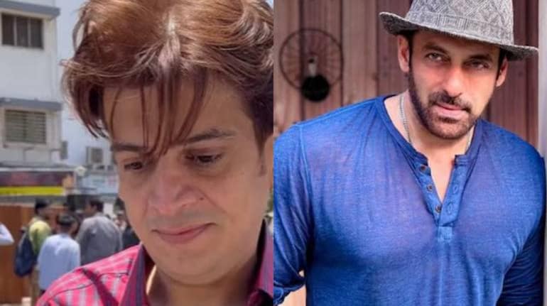 Politician Rahul Kanal Meets Salman Khan At His Residence In Bandra