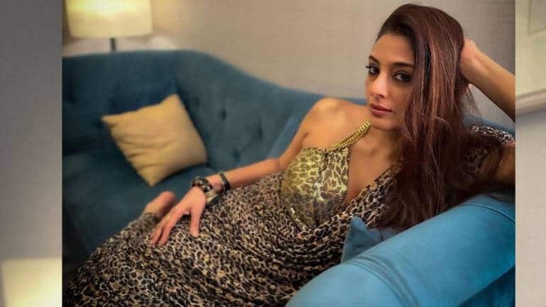 Tabu's animal print sari and matching blouse is all about panache and ...