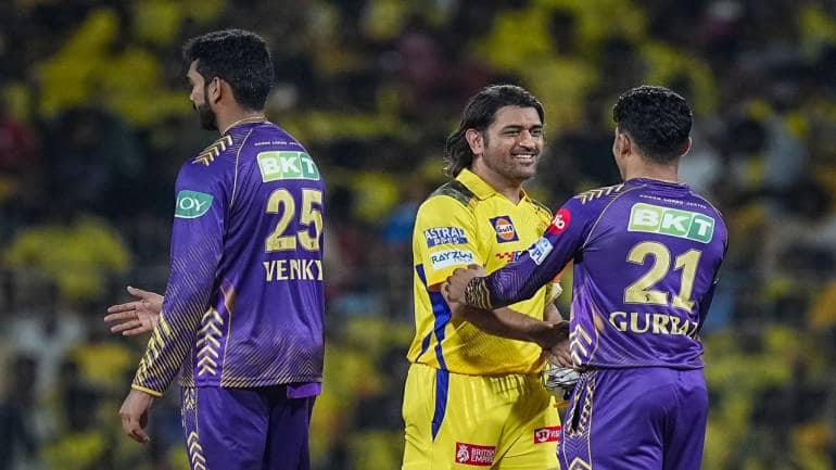IPL 2024: Kolkata Knight Riders' Andre Russell covers his ears as crowd ...