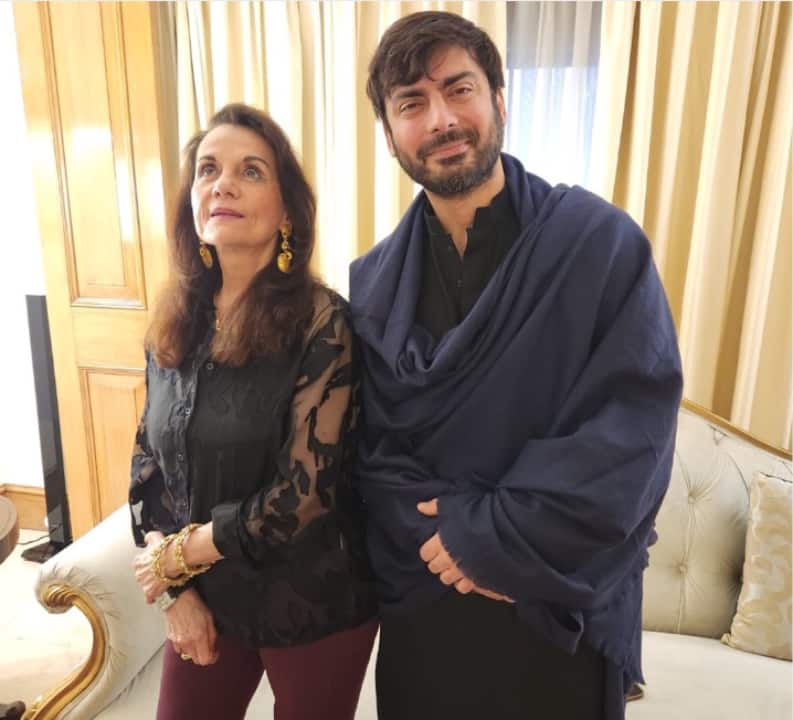 Veteran actress Mumtaz visits Pakistan, meets Fawad Khan and Ghulam Ali ...