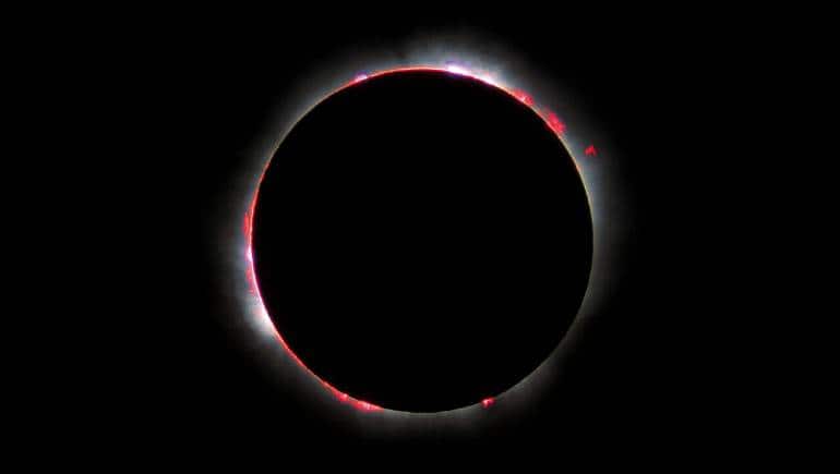 Solar Eclipse Diamond Ring Effect Ring Solar Eclipse Hi Res Stock