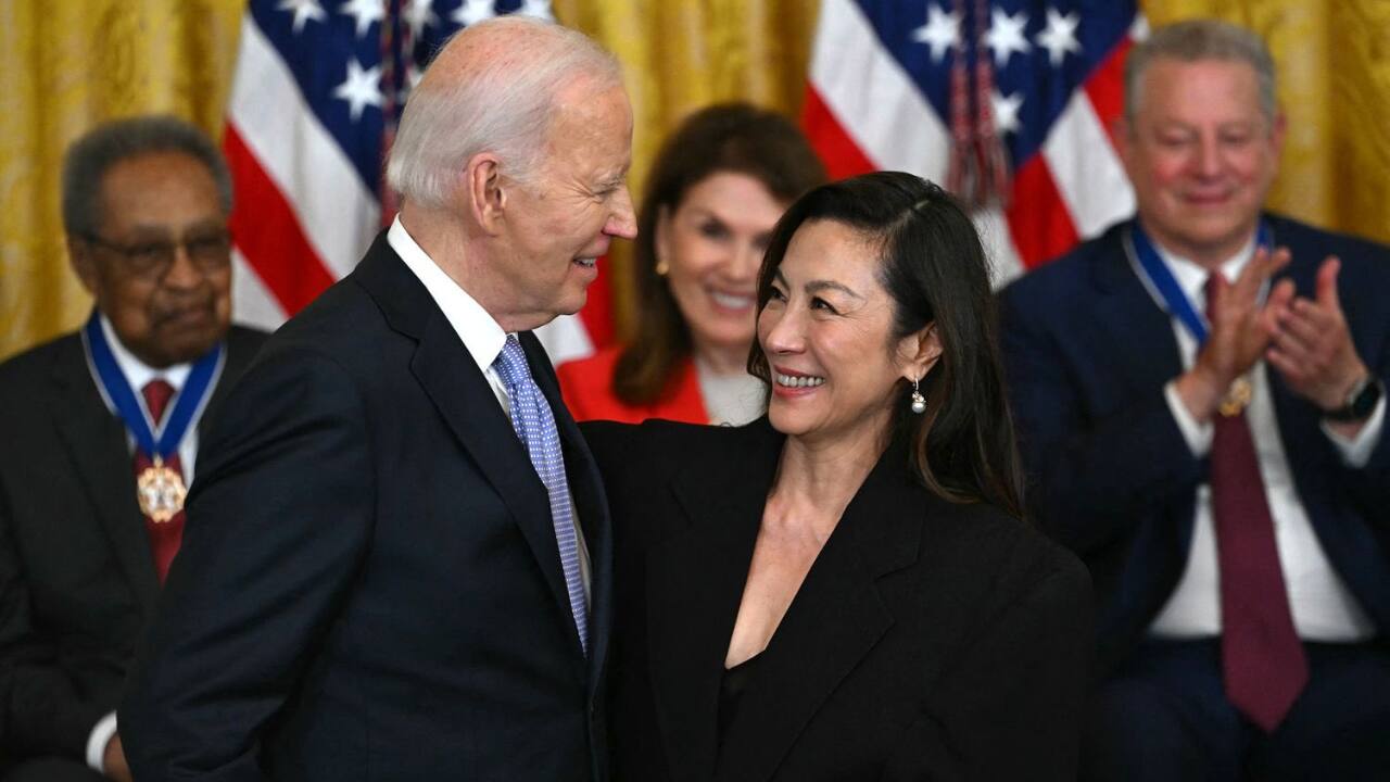 ‘Kung Fu Panda’ Actress Michelle Yeoh receives the Presidential Medal ...