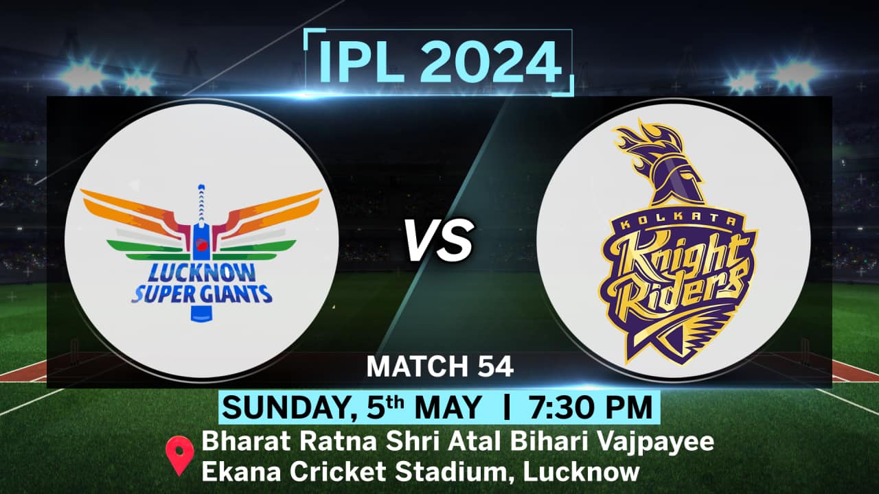 IPL Match Today: LSG vs KKR Toss, Pitch Report, Head to Head stats ...