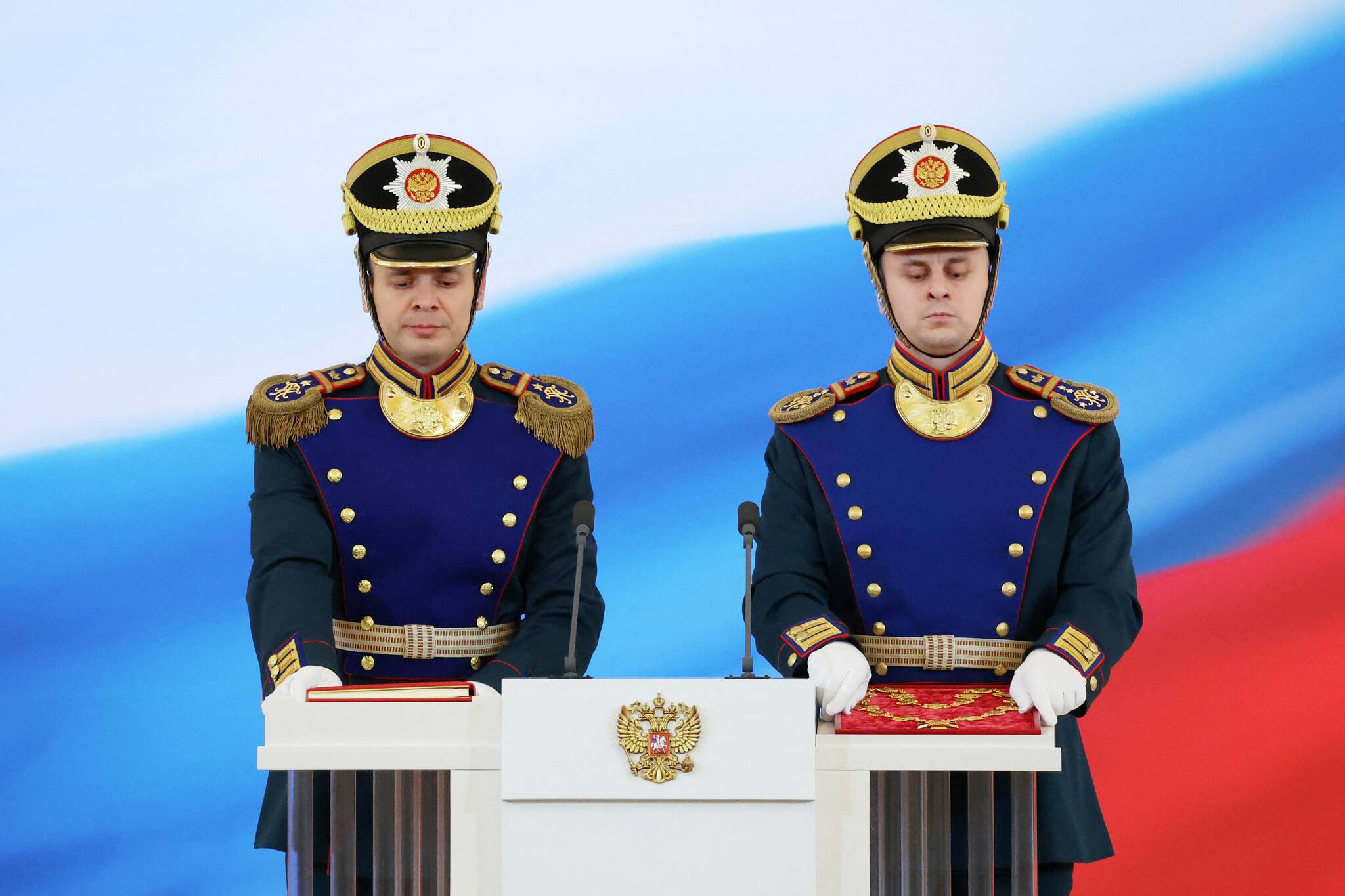 Russian President Vladimir Putin takes oath for 5th term. Pics here