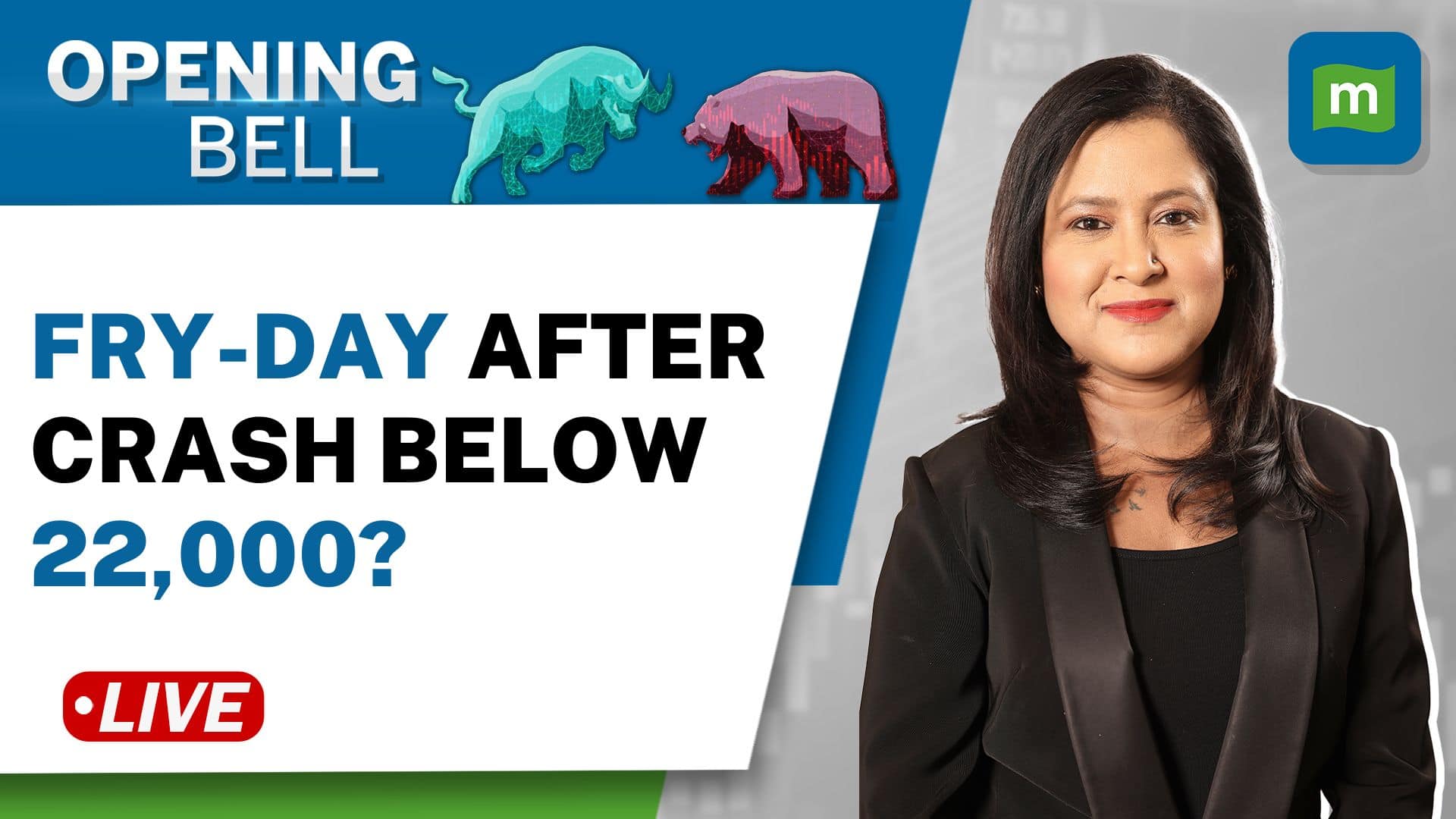 Live: Nifty staring at more correction after crash below 22,000? All ...