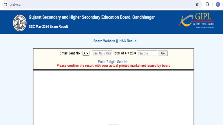 Gseb 10th Result 2024 Highlights 82 56 Pass Gujarat Board Ssc Exam