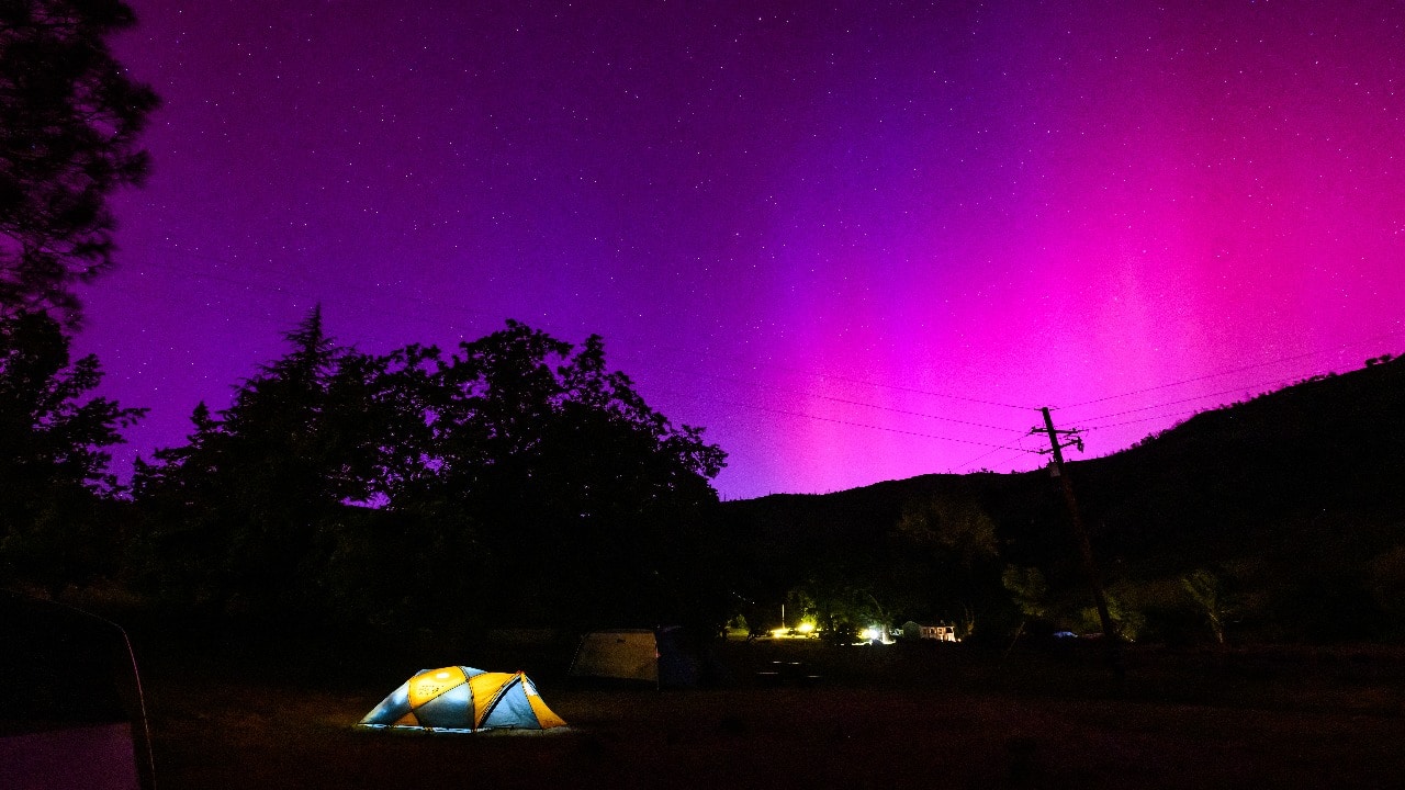 Rare solar storm lights up skies from Tasmania to Britain | See pics of ...