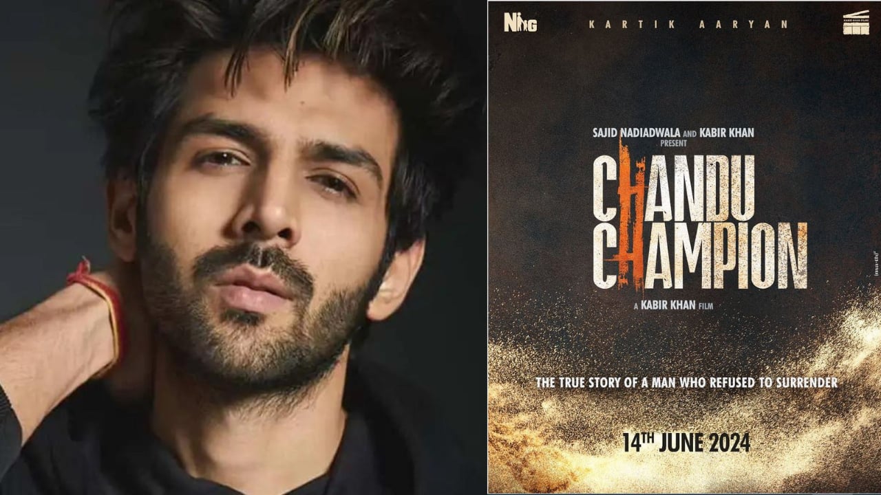Kartik Aaryan's highly awaited Chandu Champion's first look poster to ...