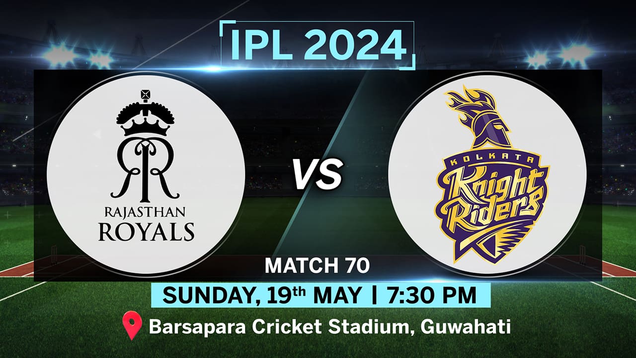 IPL Match Today: RR vs KKR Toss, Pitch Report, Head to Head stats ...