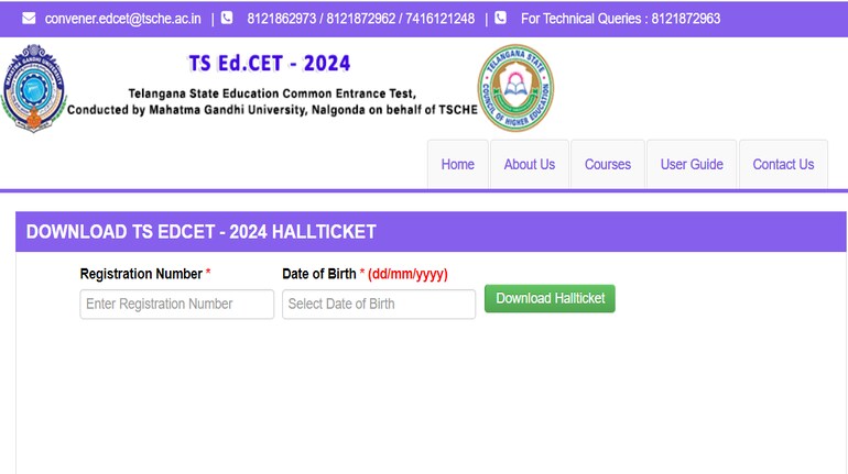 TS EdCET 2024 hall ticket out at edcet.tsche.ac.in, download admit card here