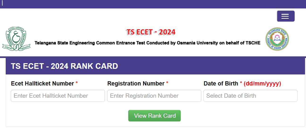 TS ECET Result 2024 out at ecet.tsche.ac.in, download your rank card here