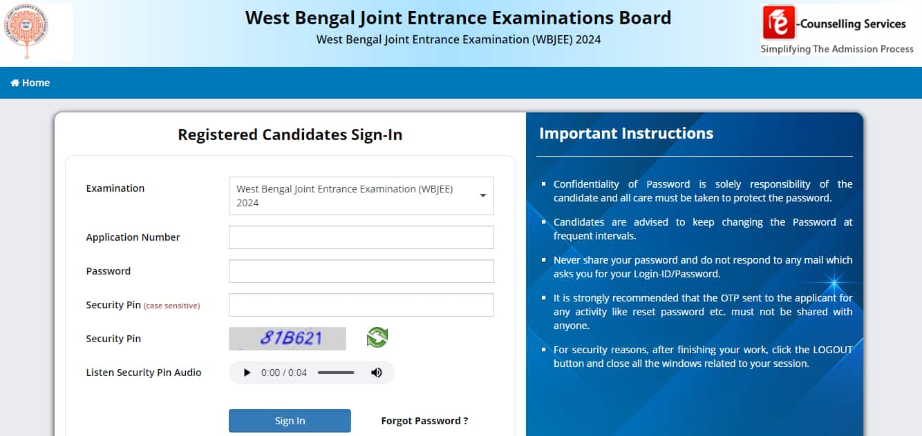 WBJEE 2024 response sheet out at wbjeeb.nic.in, download OMR sheet here