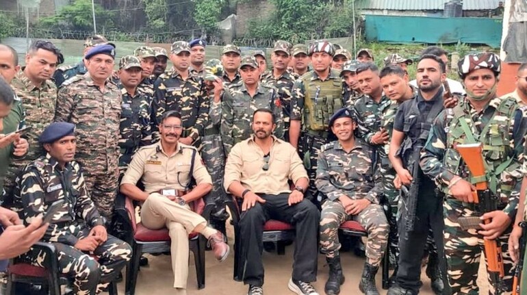 'Singham Again' actor Ajay Devgn and director Rohit Shetty meet SSB ...