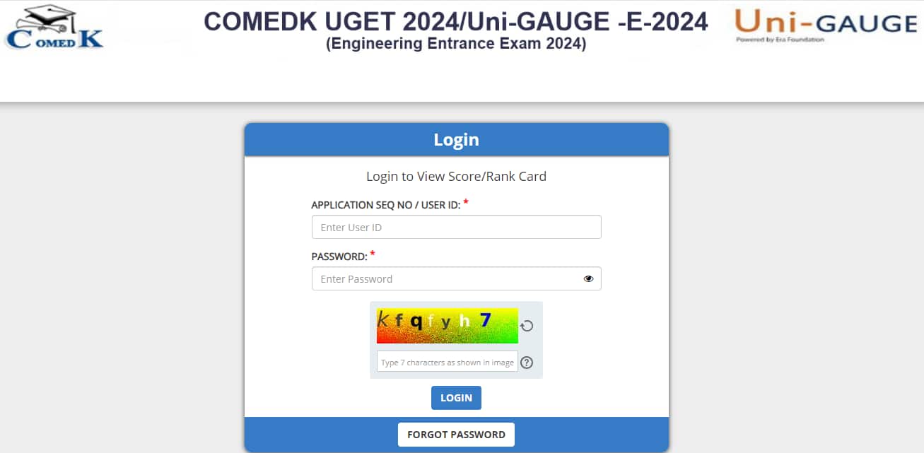 COMEDK Result 2024 announced at comedk.org, direct link here