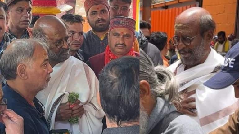 Megastar Rajinikanth offers prayers at Kedarnath and Badrinath Dham ...
