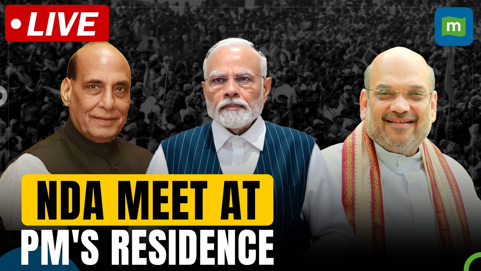 LIVE: Key NDA Meeting At PM Modi's Residence | Lok Sabha Election ...