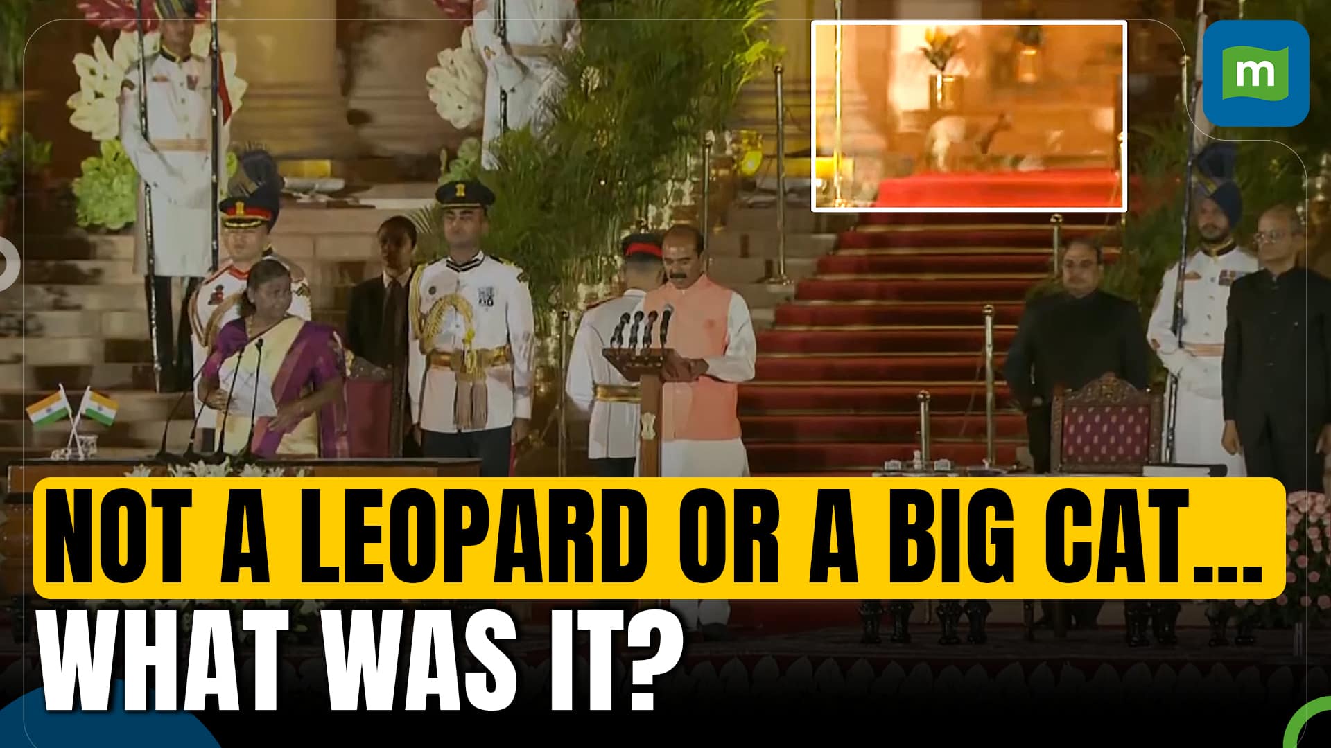 Rashtrapati Bhavan oath ceremony: ‘Anonymous animal’ goes viral, Delhi ...