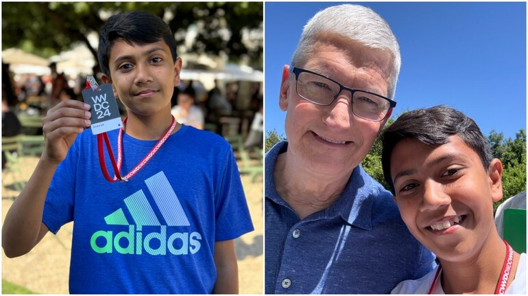Indian-origin boy, 13, meets Apple CEO Tim Cook at WWDC 2024: 'Mission ...