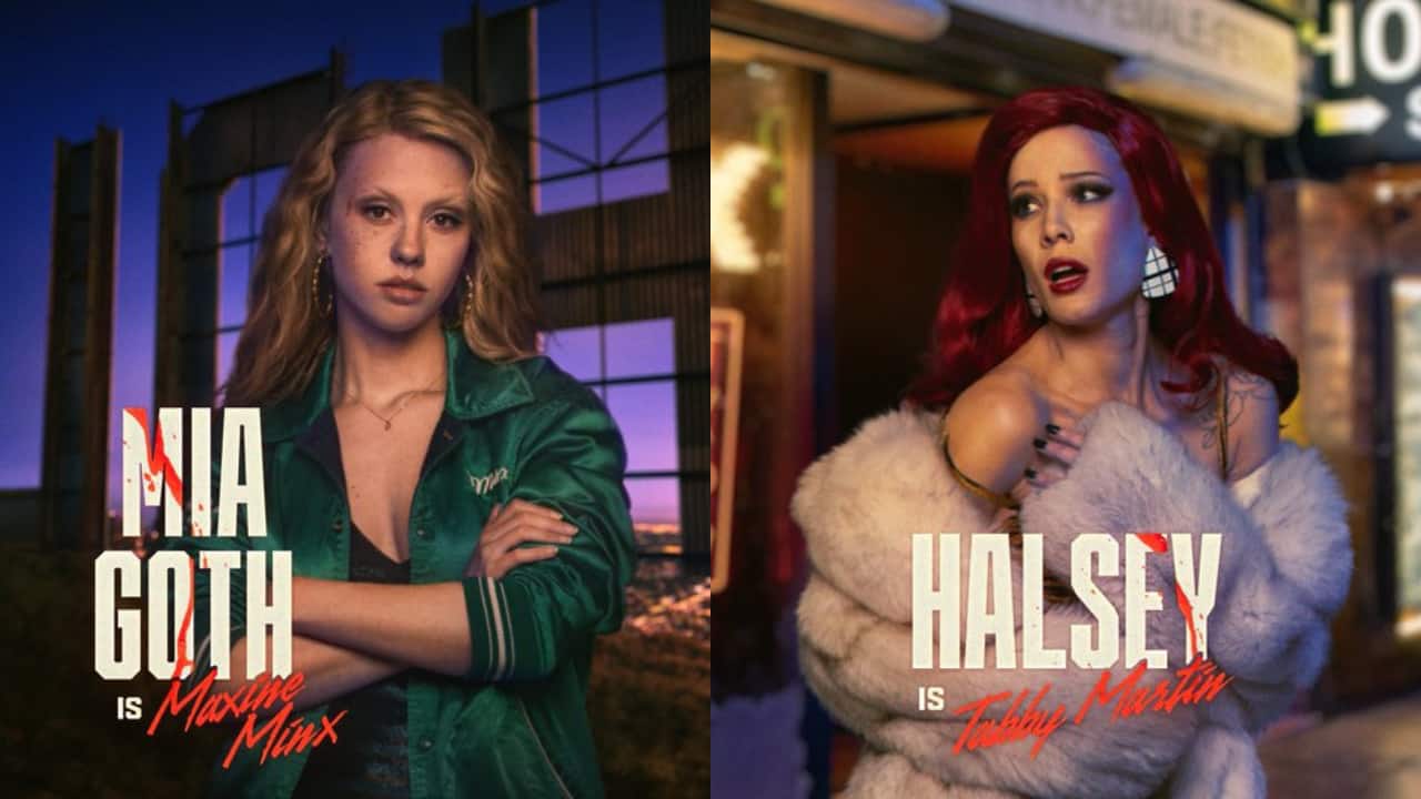 The final wave of new character posters for Mia Goth, Halsey starrer ...