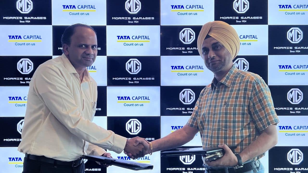 JSW MG Motor India partners with Tata Capital to offer financing ...
