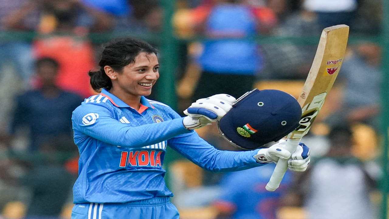 Smriti Mandhana sets records with back-to-back centuries in ODI series ...