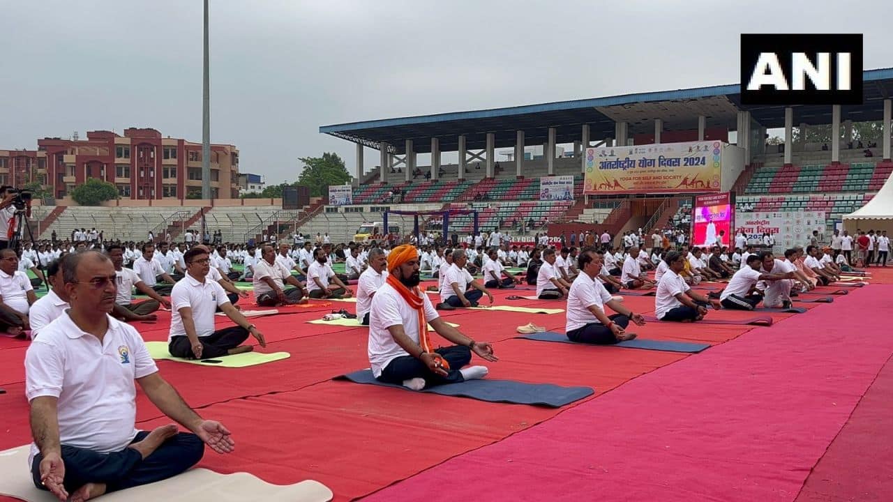 International Yoga Day: Glimpses from around the world on celebration ...