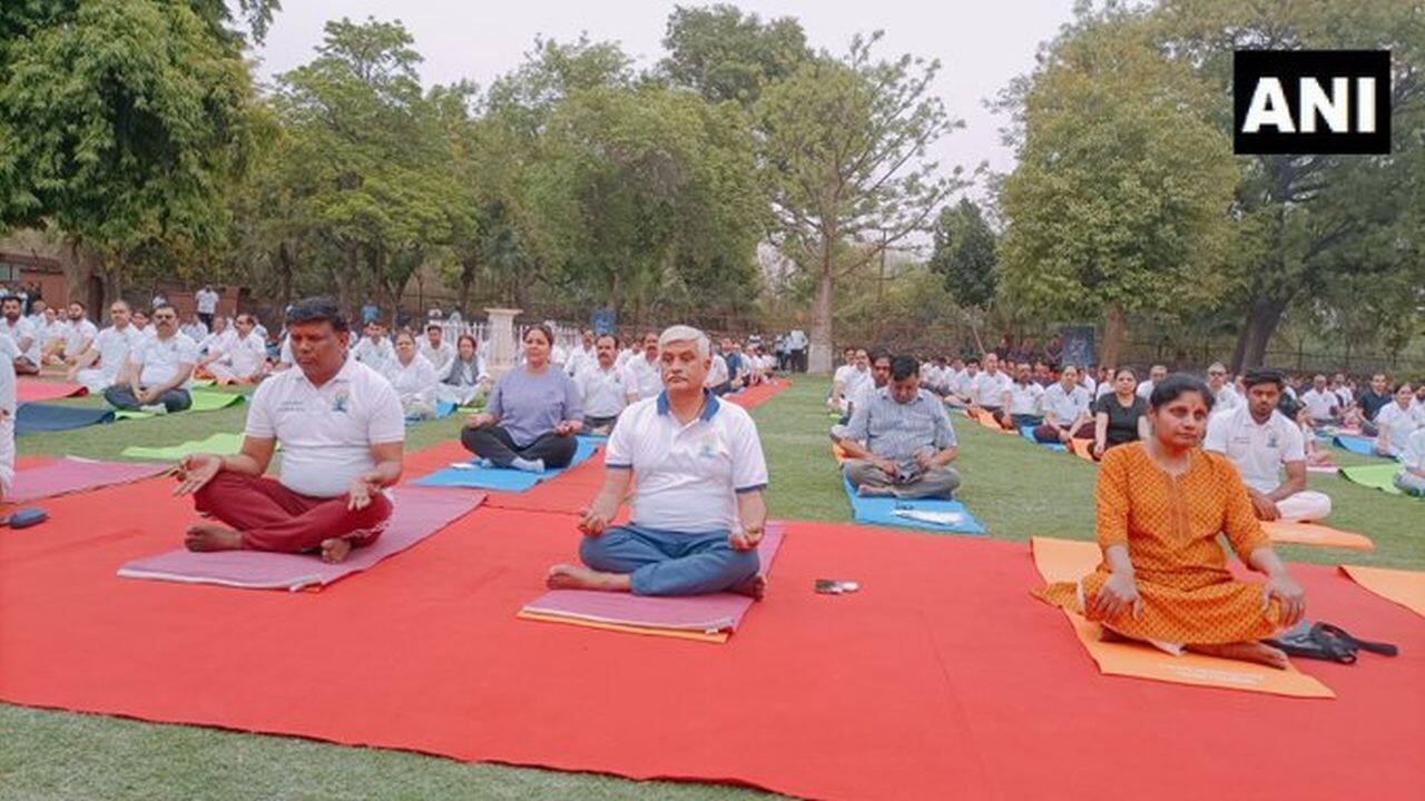 International Yoga Day: Glimpses from around the world on celebration ...