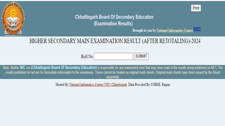 CGBSE 12th Revaluation Result 2024 declared at cgbse.nic.in, direct ...