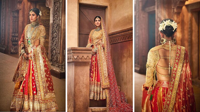 Radhika Merchant looks exquisite in an attire inspired by the rich ...