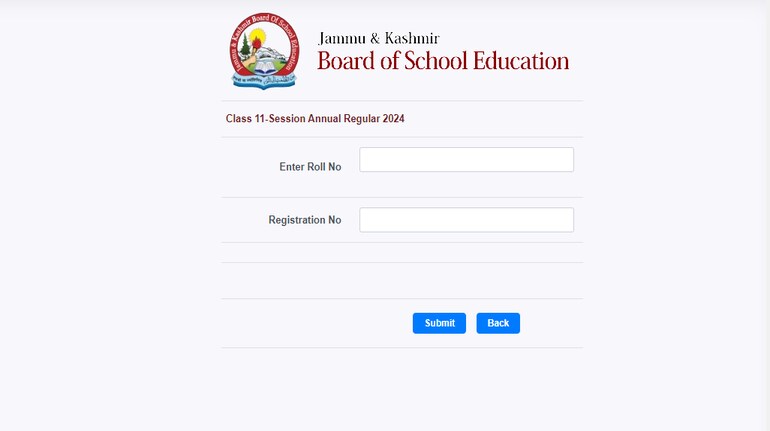 JKBOSE 11th Result 2024 declared at jkbose.nic.in, direct link here