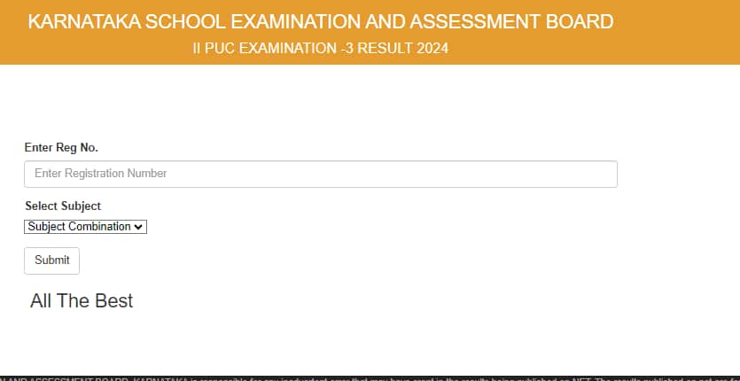 Karnataka 2nd PUC Exam 3 Result 2024 declared at karresults.nic.in ...