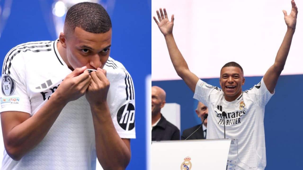 Kylian Mbappe gets rousing reception as Real Madrid fans throng ...