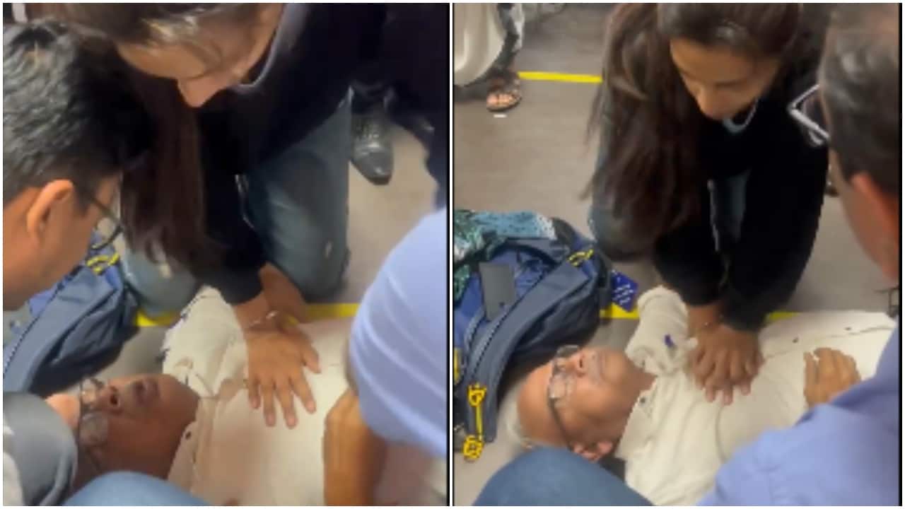 Doctor, who saved elderly man's life at Delhi airport through CPR ...