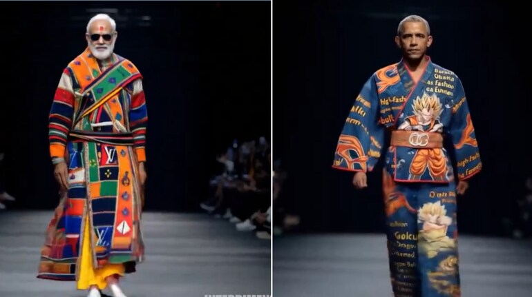 AI Fashion Show: Obama, PM Modi walk the ramp; Elon Musk shares video ...