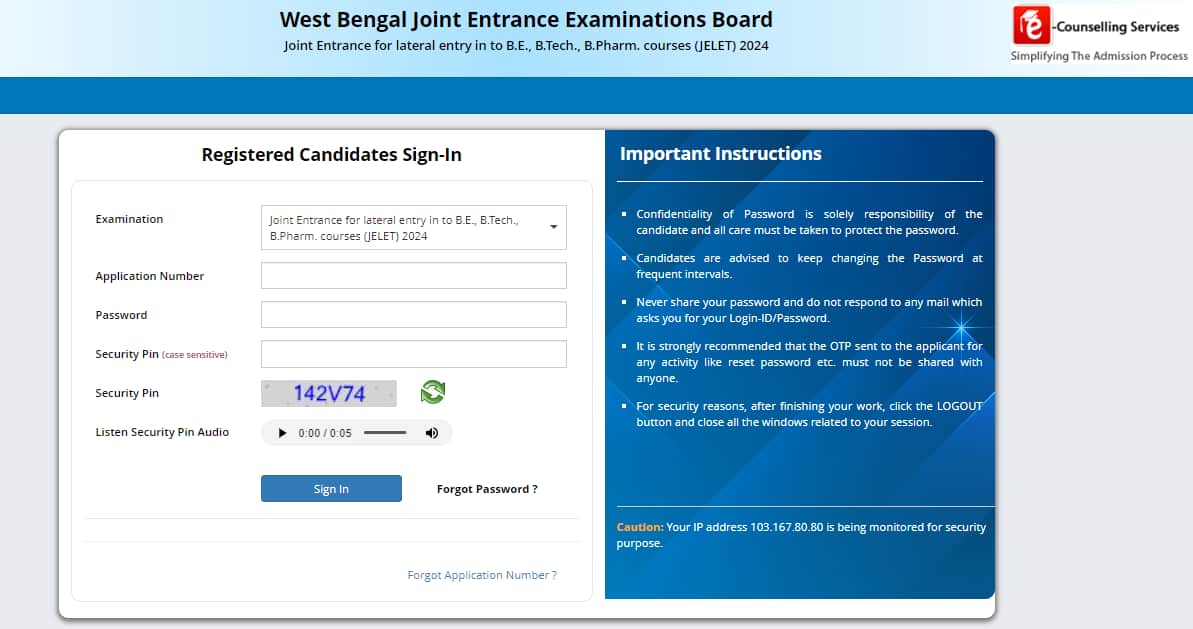 WBJEE JELET Result 2024 released at wbjeeb.nic.in; download your rank ...