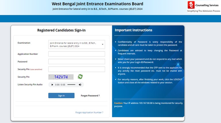 WBJEE JELET Result 2024 released at wbjeeb.nic.in; download your rank ...