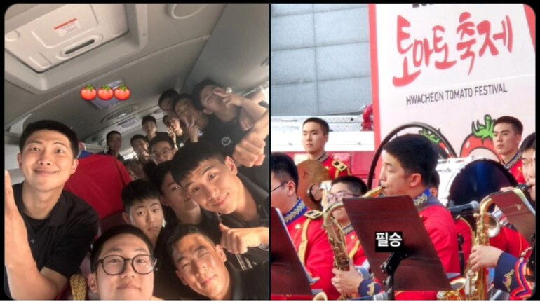 BTS’ RM shows off his saxophone skills at Hwacheon Tomato Festival ...