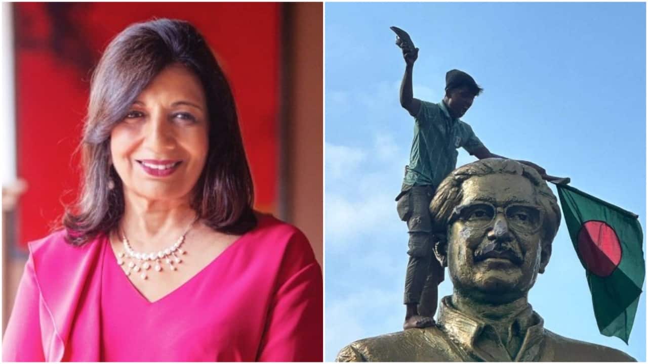 Kiran Mazumdar-Shaw on Bangladesh rioters destroying Mujibur Rahman's ...