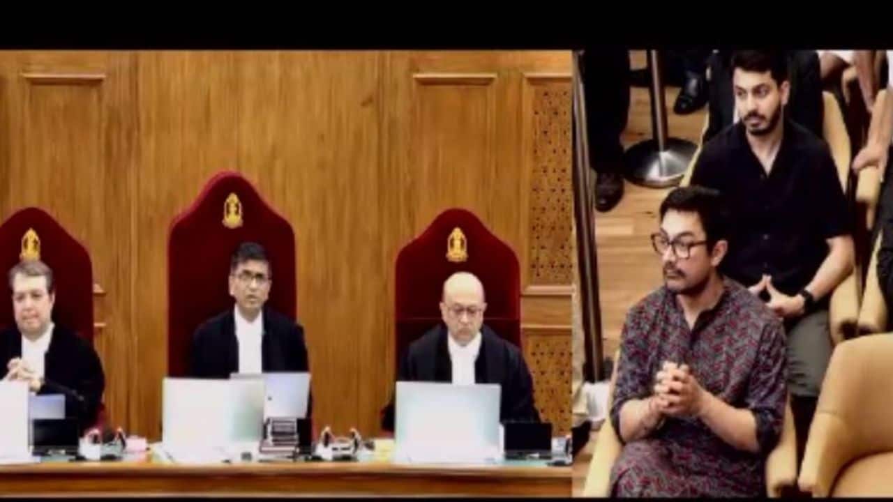 Aamir Khan visits Supreme Court ahead of the screening of Laapataa ...