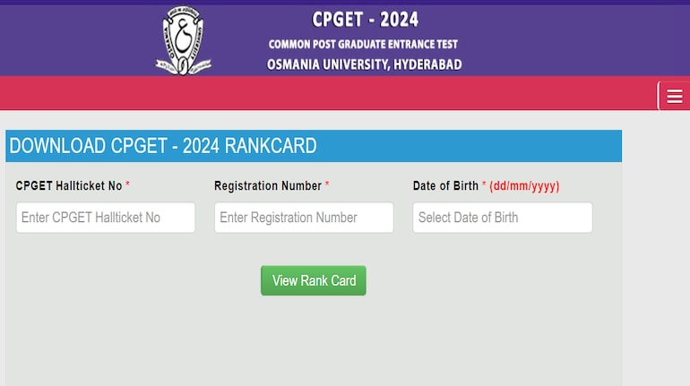 TS CPGET Results 2024 out at cpget.tsche.ac.in, direct link to rank ...