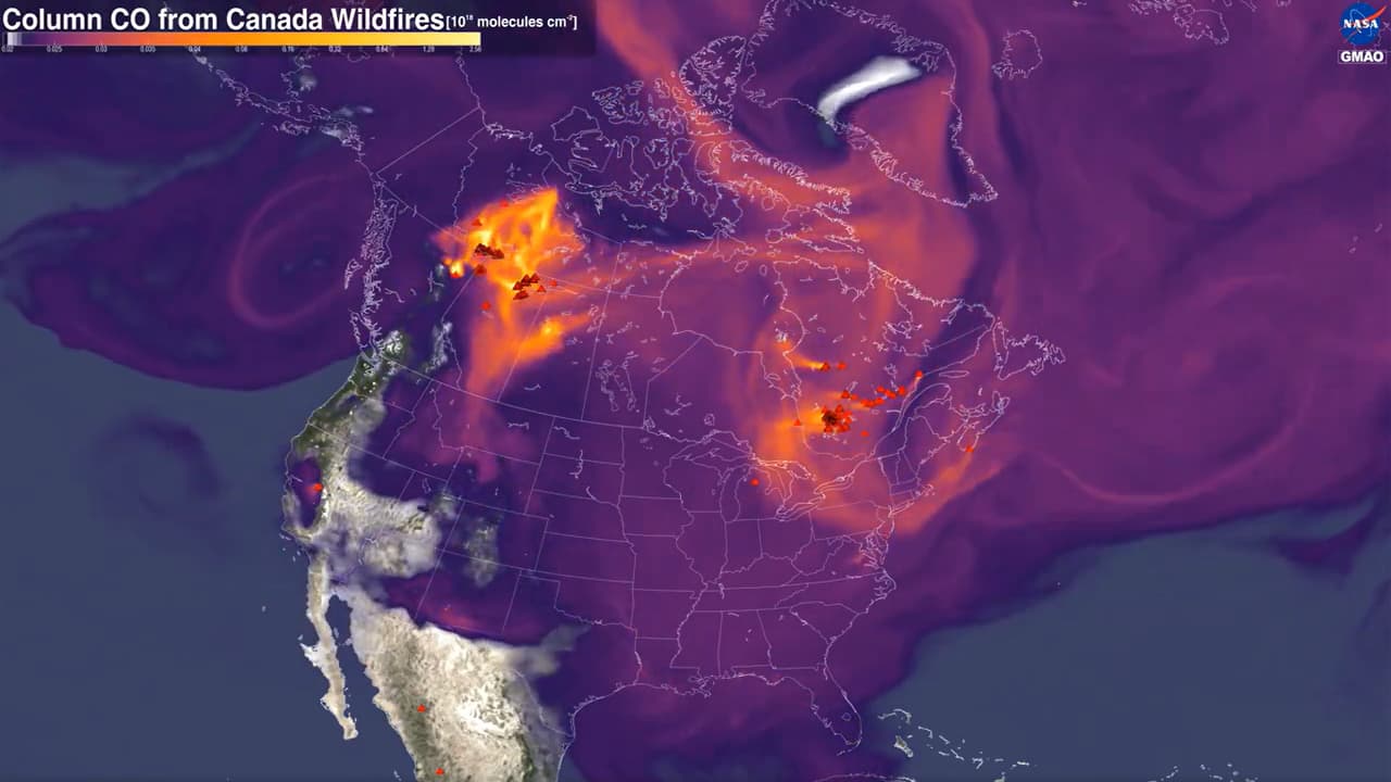Canada's 2023 wildfires outpace nations, surging to top four CO2 ...