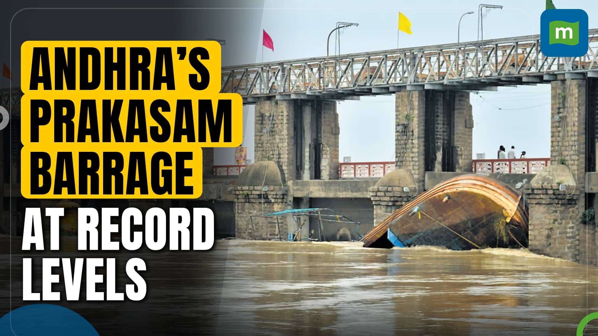 Andhra Pradesh floods: Prakasam Barrage hits record flood level amid ...