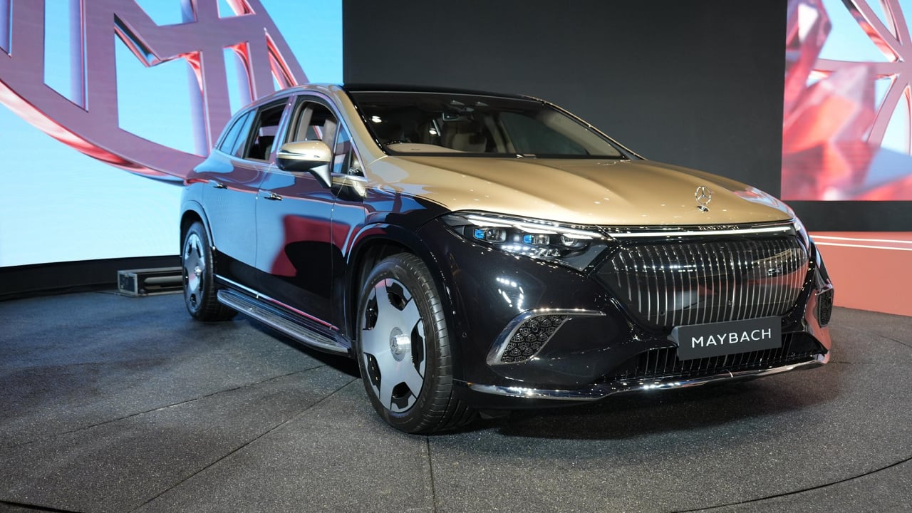 Mercedes-Maybach EQS 680 launched at Rs 2.25 crore, first-ever electric ...